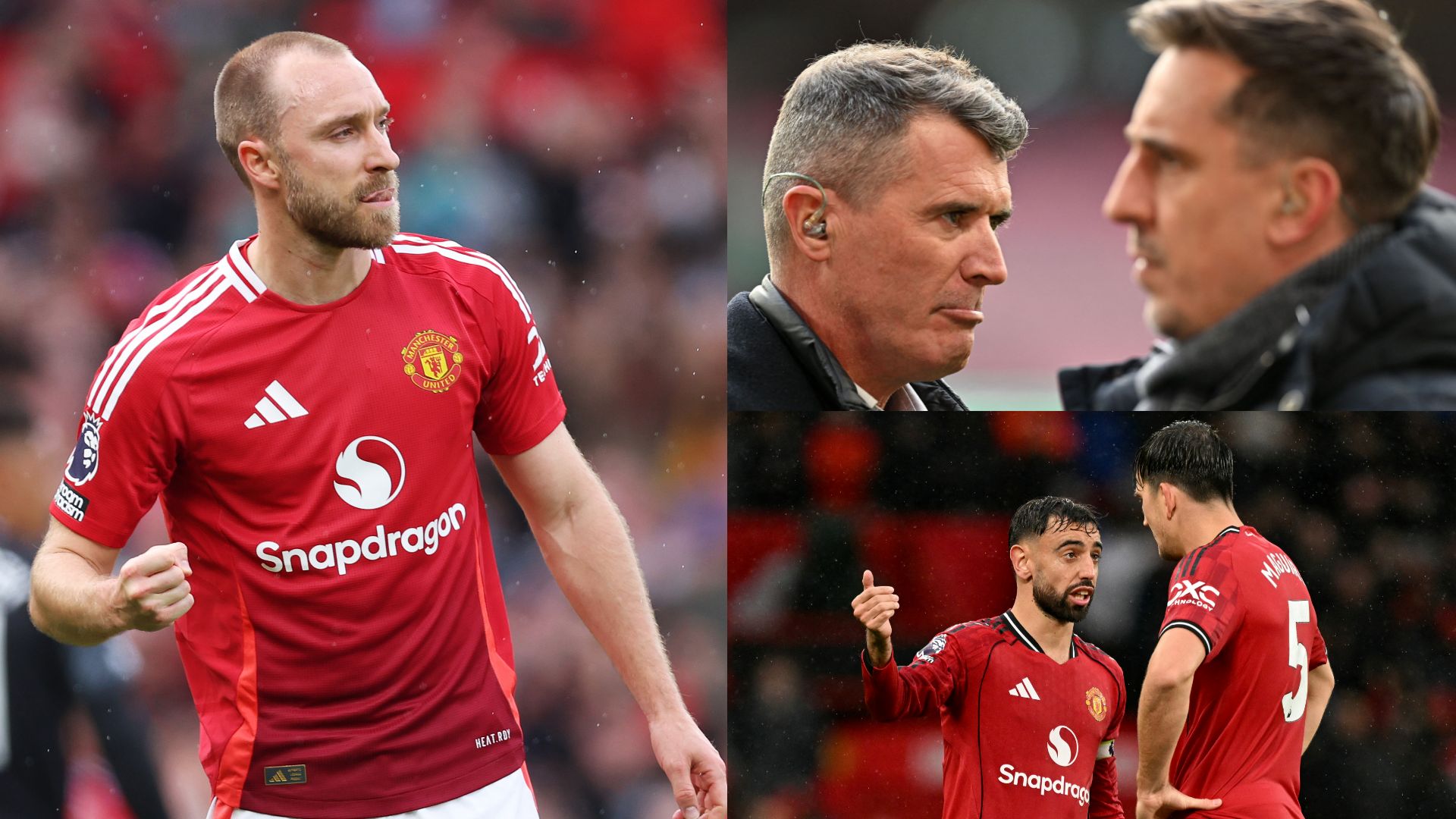 Christian Eriksen admits Man Utd legends like Gary Neville & Roy Keane 'not helping players ...